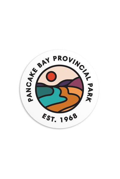 PANCAKE BAY CIRCLE STICKER – Osgoode Company