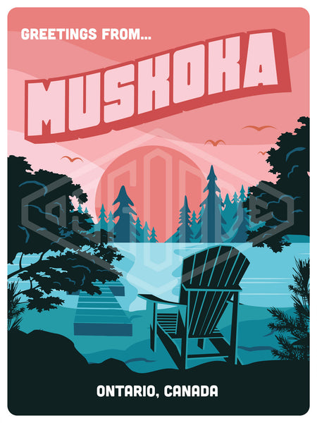 MUSKOKA 'TRAVEL' PRINT – Osgoode Company